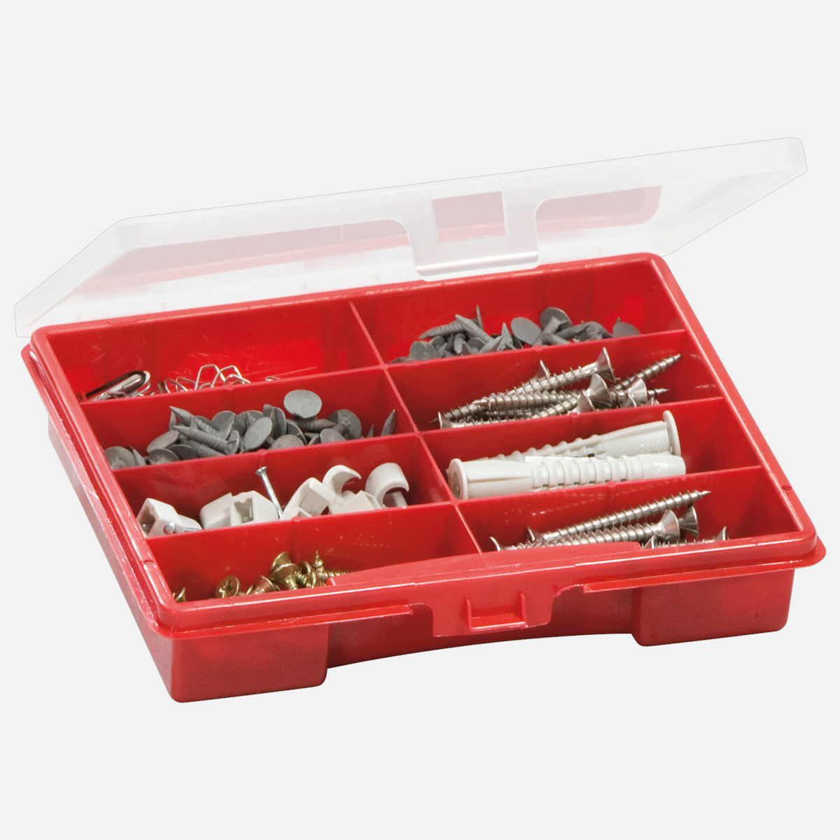 Wisent Organizer 1, 8 BöLümeneli, kırmızı - Bauhaus