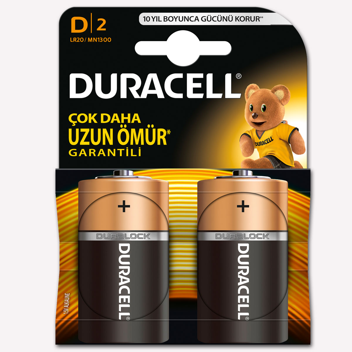 Duracell Pil D Boy 2'li - Bauhaus