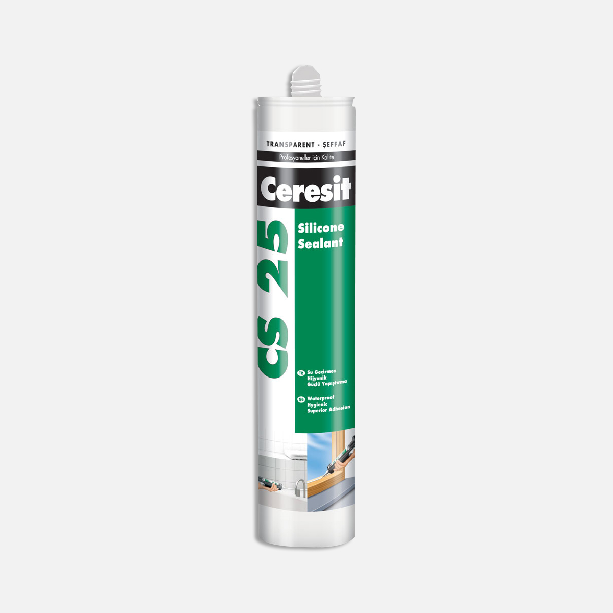 Ceresit Henkel CS 25 Silikon Şeffaf 280 ml - Bauhaus