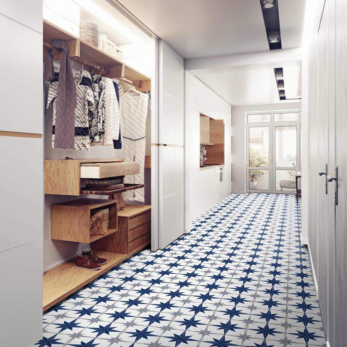 Ege Seramik Atlas Mavi 20x20 cm - Bauhaus