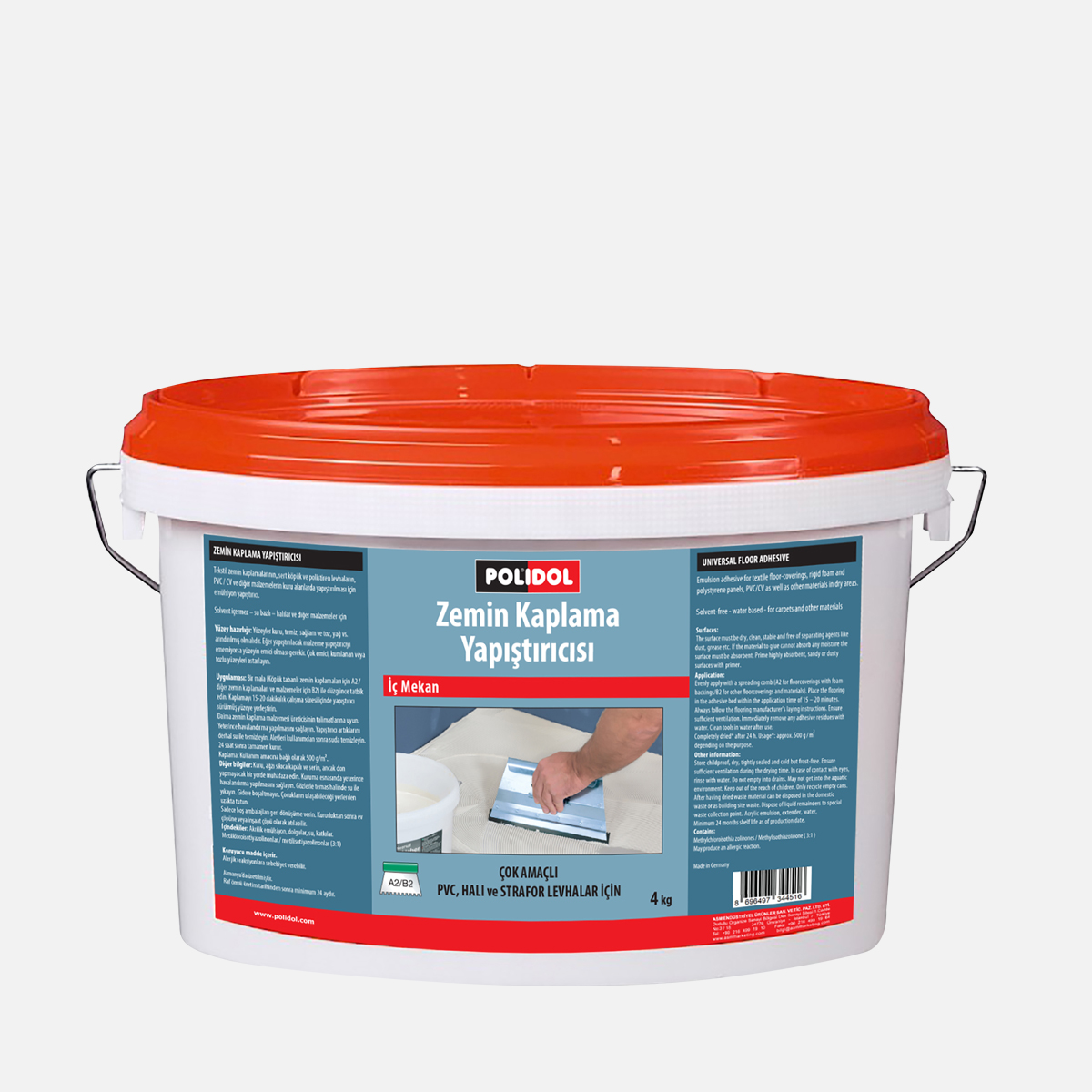 Polidol Zemin Kaplama Yapıştırıcısı 4kg - Bauhaus