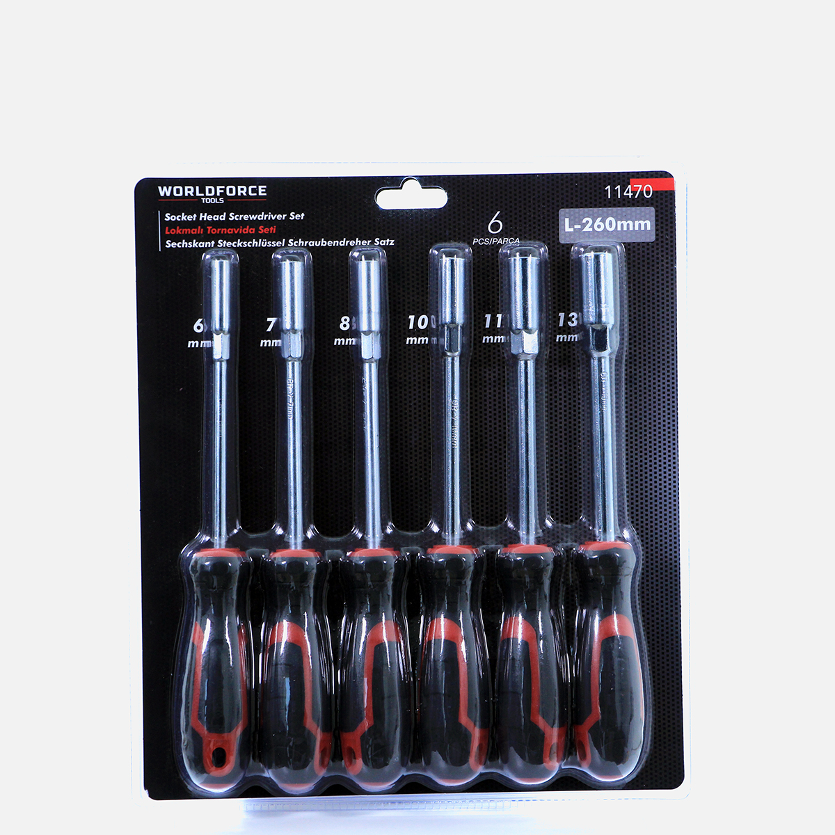 Worldforce Lokmalı Tornavida Seti 6 Parça CRV 11470 - Bauhaus