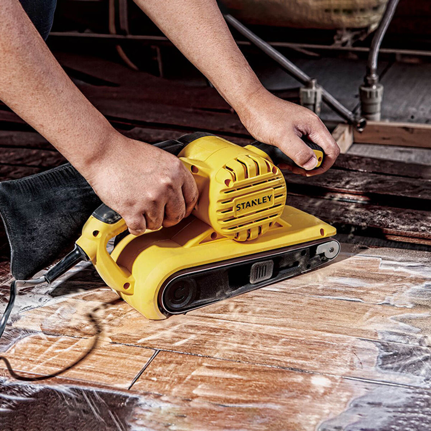 Stanley SB90-TR 900 Watt Tank Zımpara Makinesi - Bauhaus