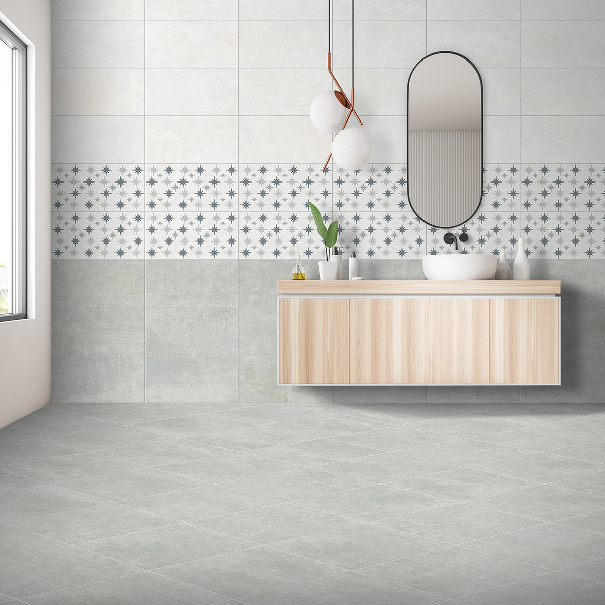 Ege Seramik Torino 40x40 cm Gri 1 Kutu=1,44 m2 - Bauhaus