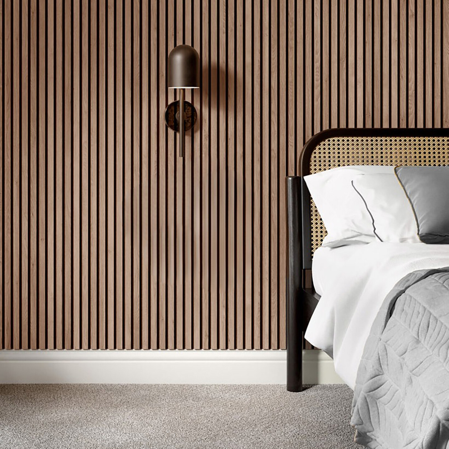 Soft Bal Teak-Siyah Mdf Duvar Paneli 18x12x280 cm - Bauhaus