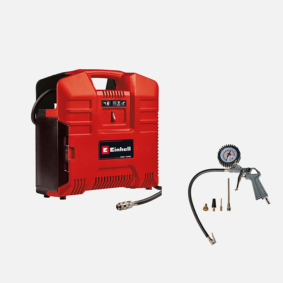 Einhell TE-AC 36/8 Li OF Set-Solo Akülü Kompresör (Akü ve Şarj Cihazı Dahil Değildir.) - Bauhaus