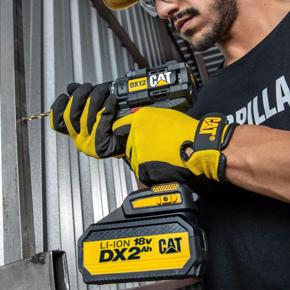 CAT DX12B 18Volt Kömürsüz Profesyonel Şarjlı Darbeli Matkap(Akü ve Şarj ...