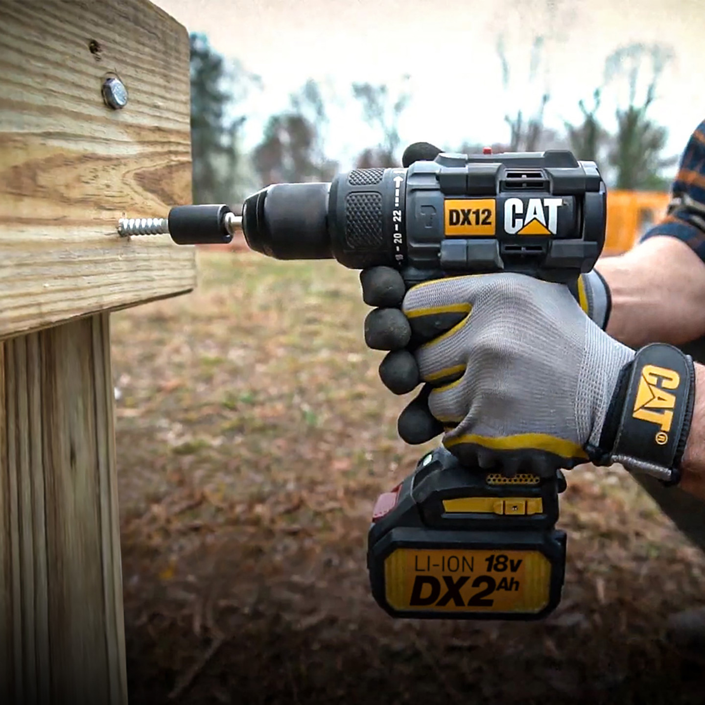 CAT DX12B 18Volt Kömürsüz Profesyonel Şarjlı Darbeli Matkap(Akü ve Şarj ...