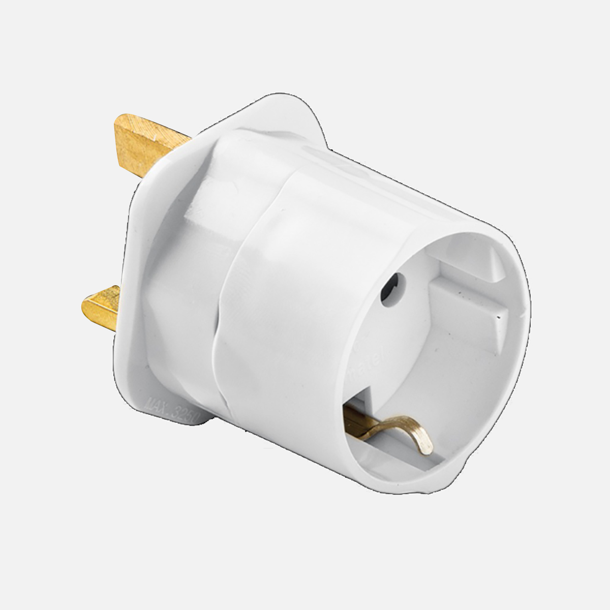 Seyahat Adaptörü Tip G-Tip F 13A 250V - Bauhaus