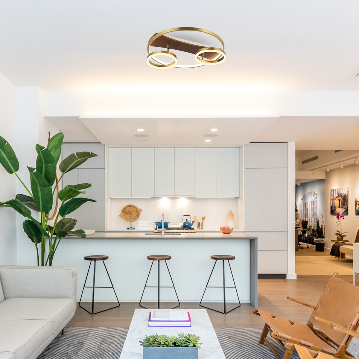 Lucea Faneta Led Plafonyer 50cm - Bauhaus