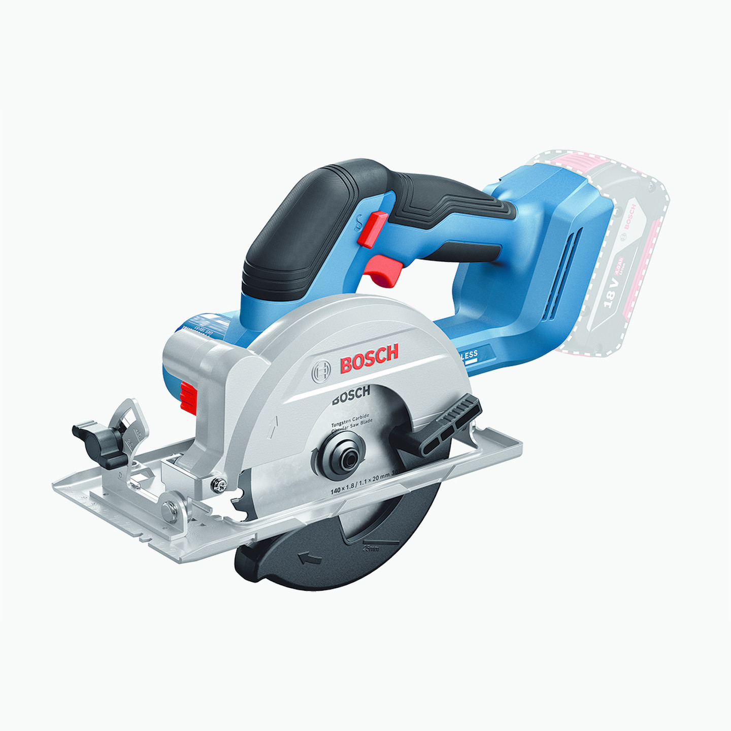 Bosch Profesyonel GKS 18V-51 Solo Akülü Daire Testere (Akü ve Şarj ...